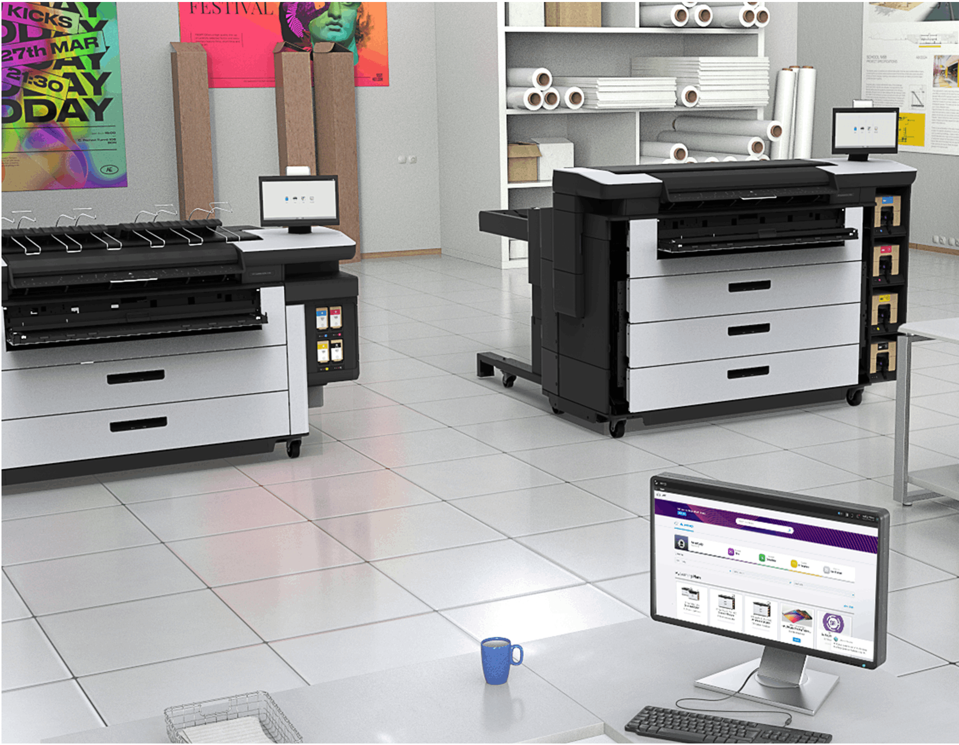 HP PageWide XL Pro 5200 Printer